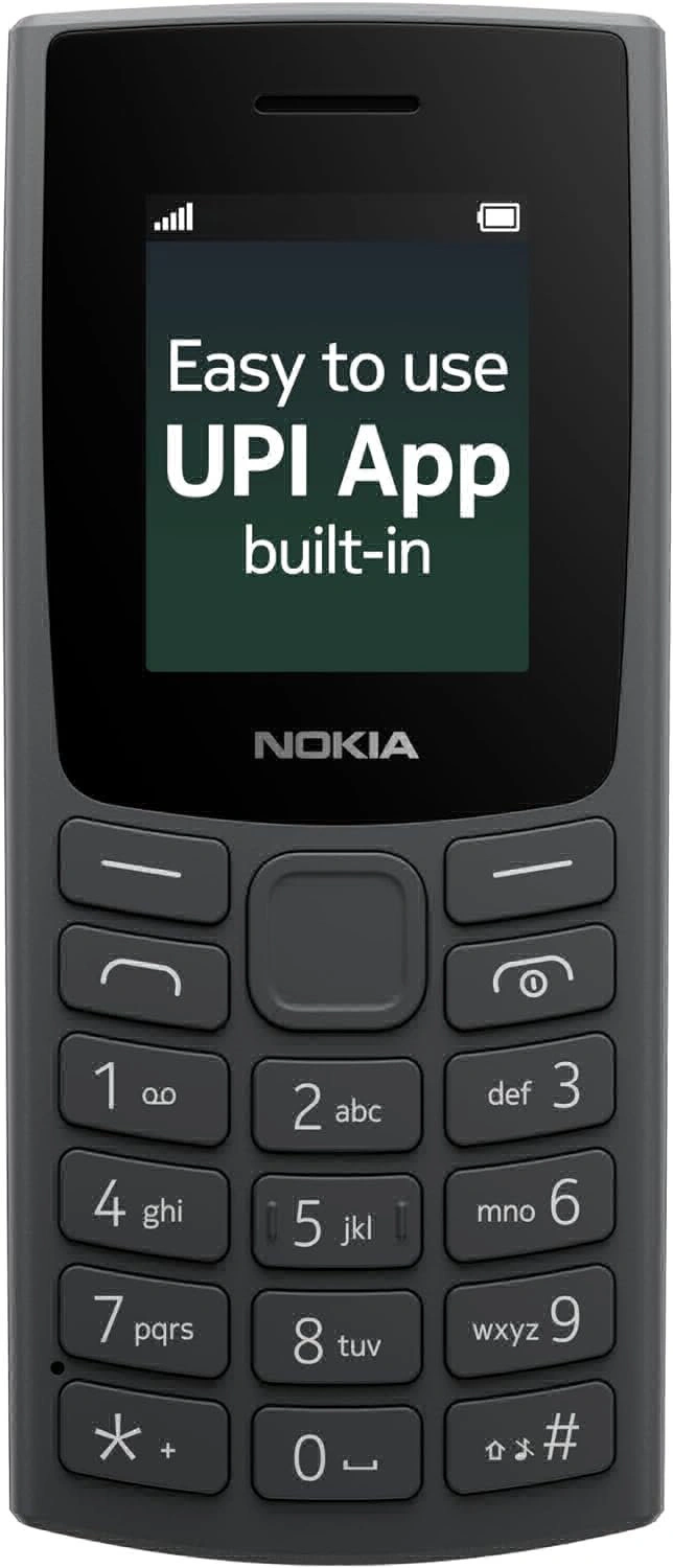 Nokia All-New 105 Dual Sim Keypad Phone with Built-in UPI Payments ...