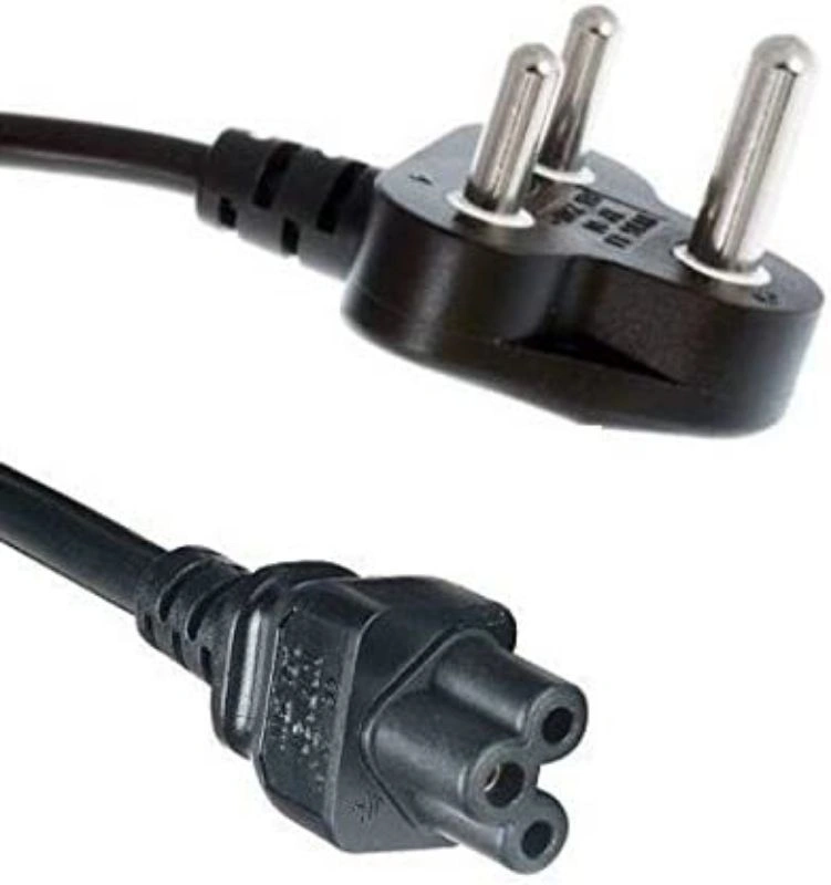 Desktop 3 Pin Plug Power Cable For Pc, Monitor, Ups, Printer, Scanner ...