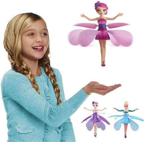Flying Princess Doll Magic Infrared Induction Control Toy, Play Game RC ...