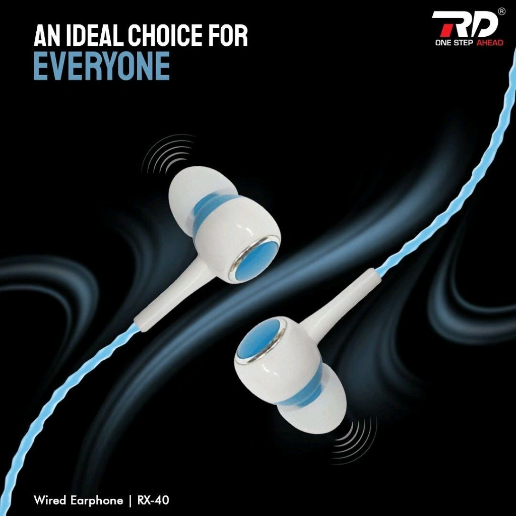 New Earphone Excellent Sound Quality Rx-40 Limited Stock