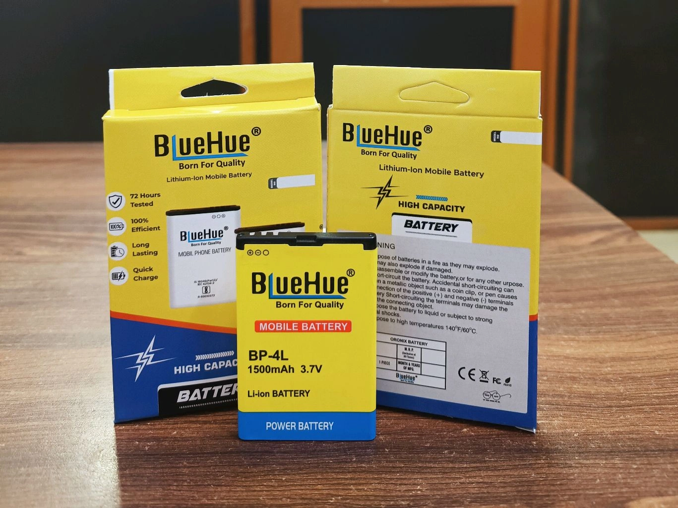 Bluehue Bl-4L 1500mah Mobile Battery ( Box Pecking )