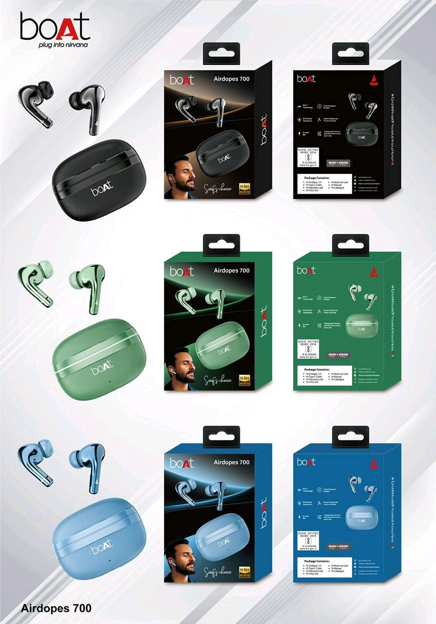 Boat New B-700 Heavy Premium Superb Sound Quality Earbuds