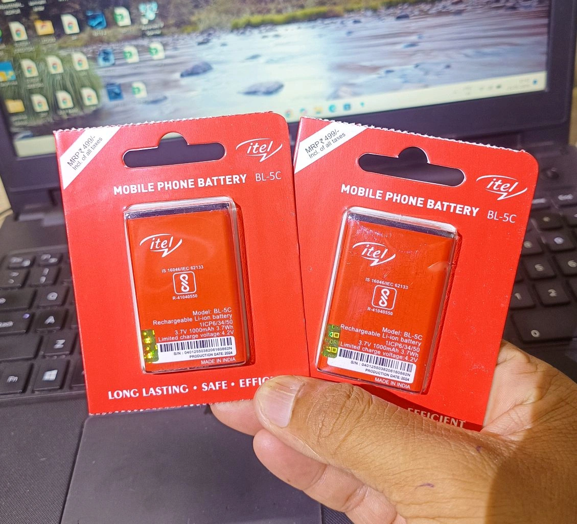 Itel Bl-5c 800mAh Error Supported Box Pecking ( 1 Year Warranty )