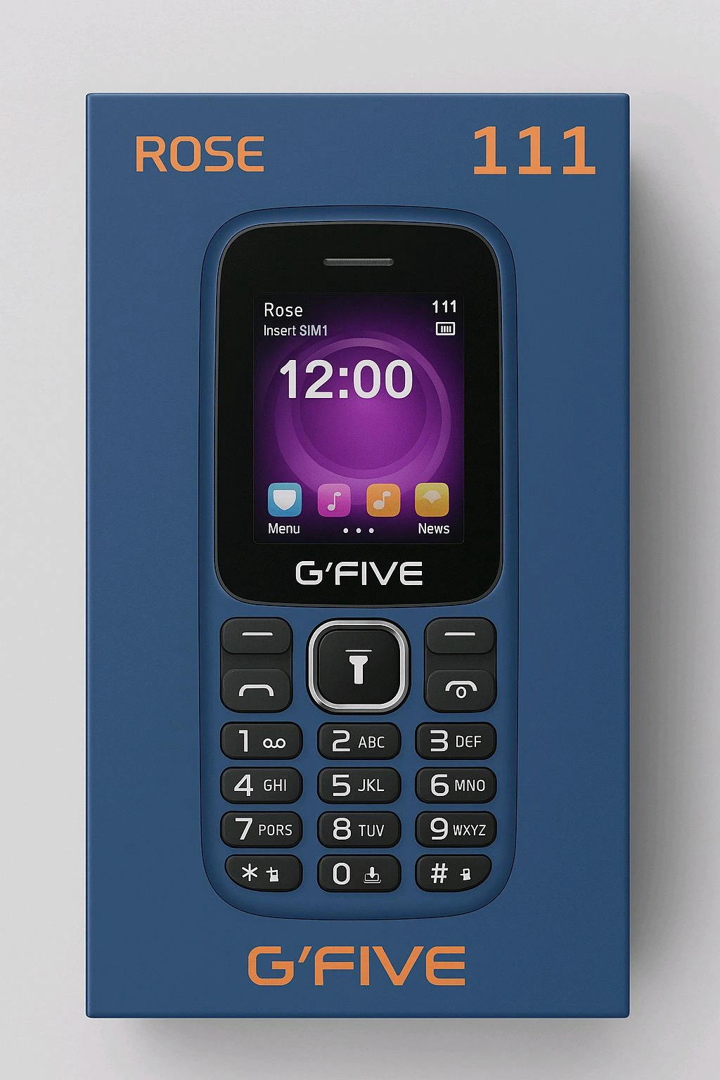 G'five Rose 111 Keypad Mobile Phone ( Only Check Warranty )