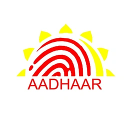 Aadhar Logo Creative Vinyl Radium Sticker