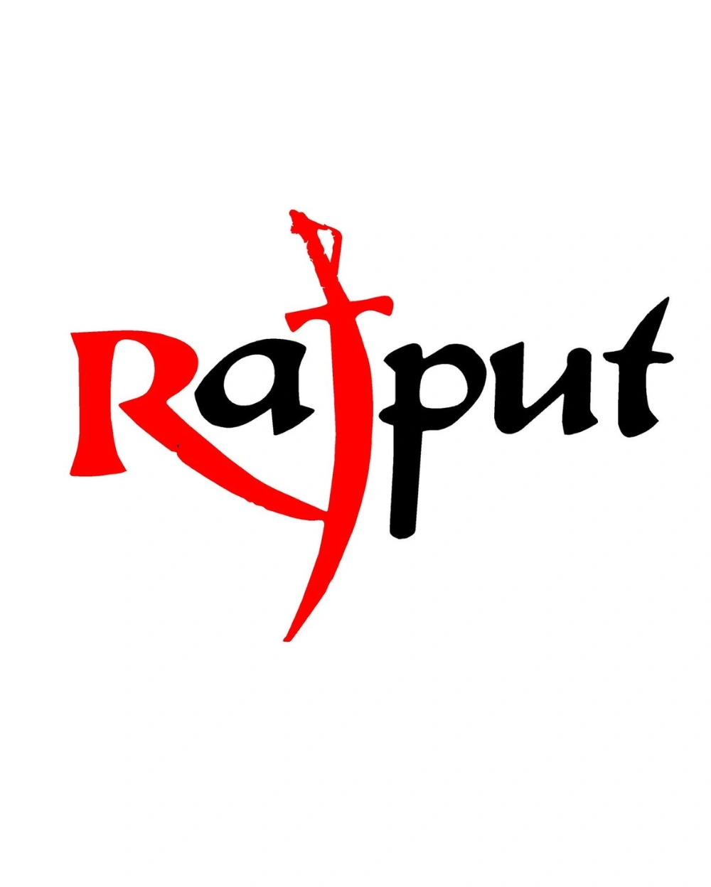 Rajpoot Creative Vinyl Radium Sticker ( Red - Black color )