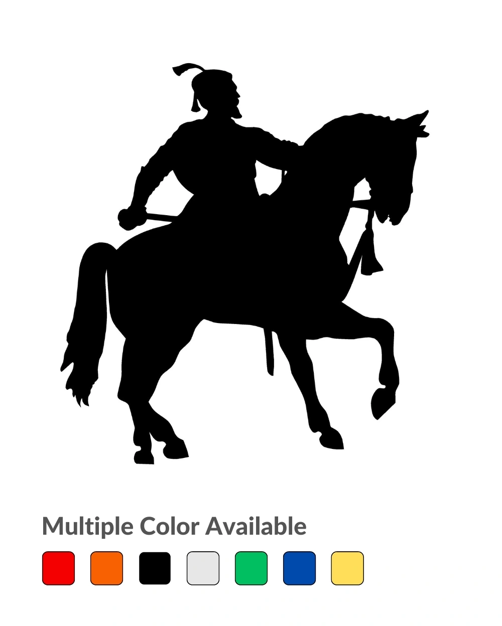 Shivaji Vector Vinyl Radium Sticker