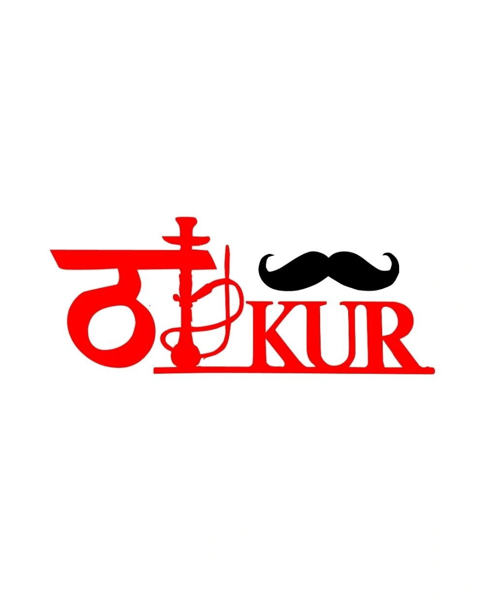 Thakur Creative Vinyl Radium Sticker / Mahadev ( Red - Black )