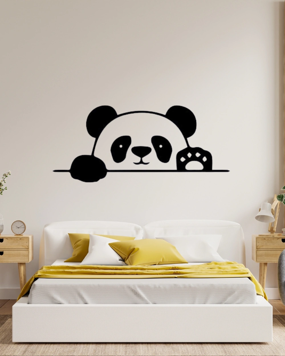 Wall Stylish Creative Vinyl Radium Sticker ( Panda )