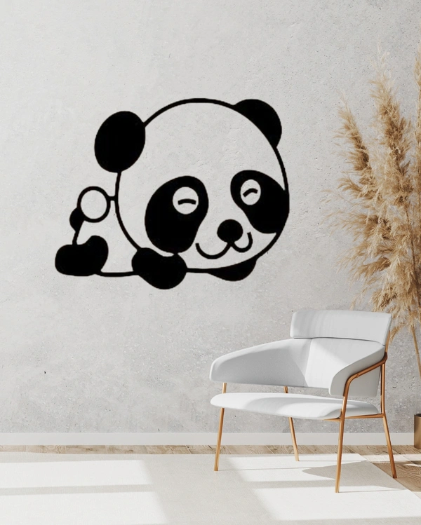 Wall Stylish Creative Vinyl Radium Sticker ( Panda )