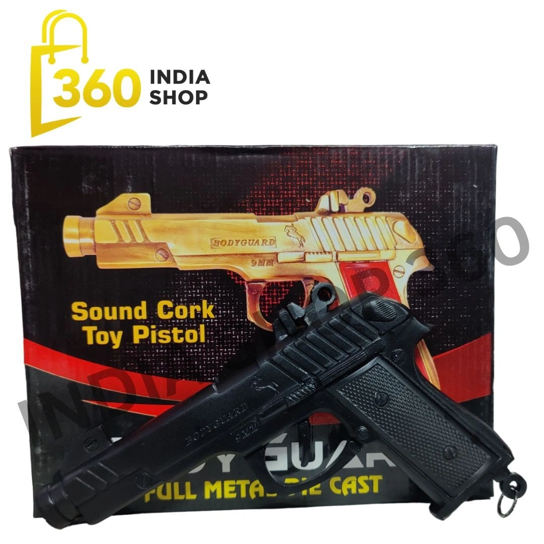 Bodyguard Full Body Matt Black Heavy Metal Sound Gun | Matt Black ...