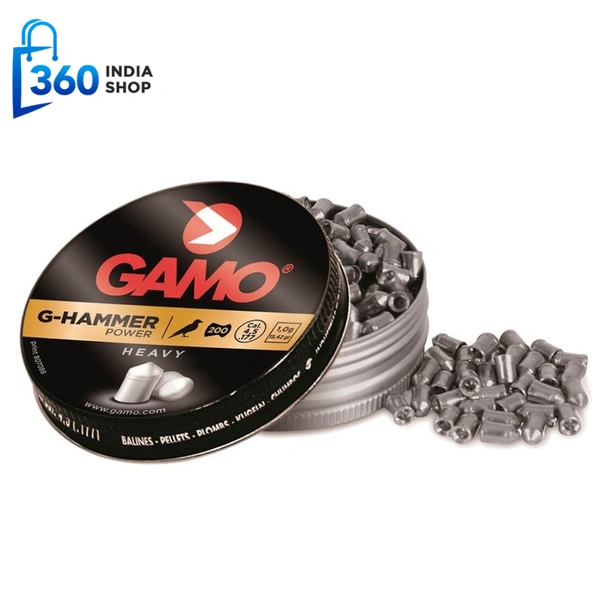 Gamo G-hammer Power 0.177cal/4.5mm Pellets, 15.42gr, 200ct