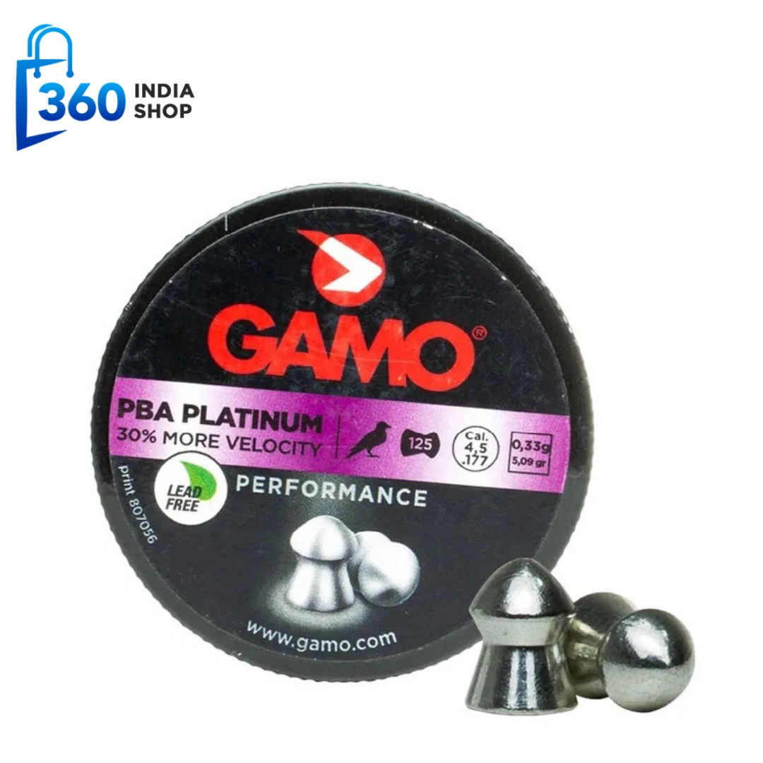 Gamo PBA Platinum 0.177 Cal Pellets 5.09gr, 125ct