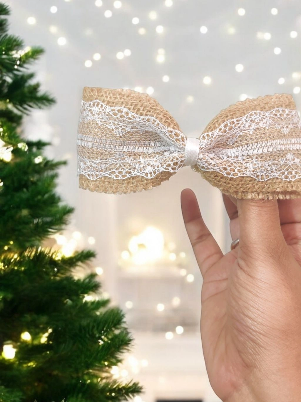 MyFirstLoveByYA Premium Handmade Jute hair bows