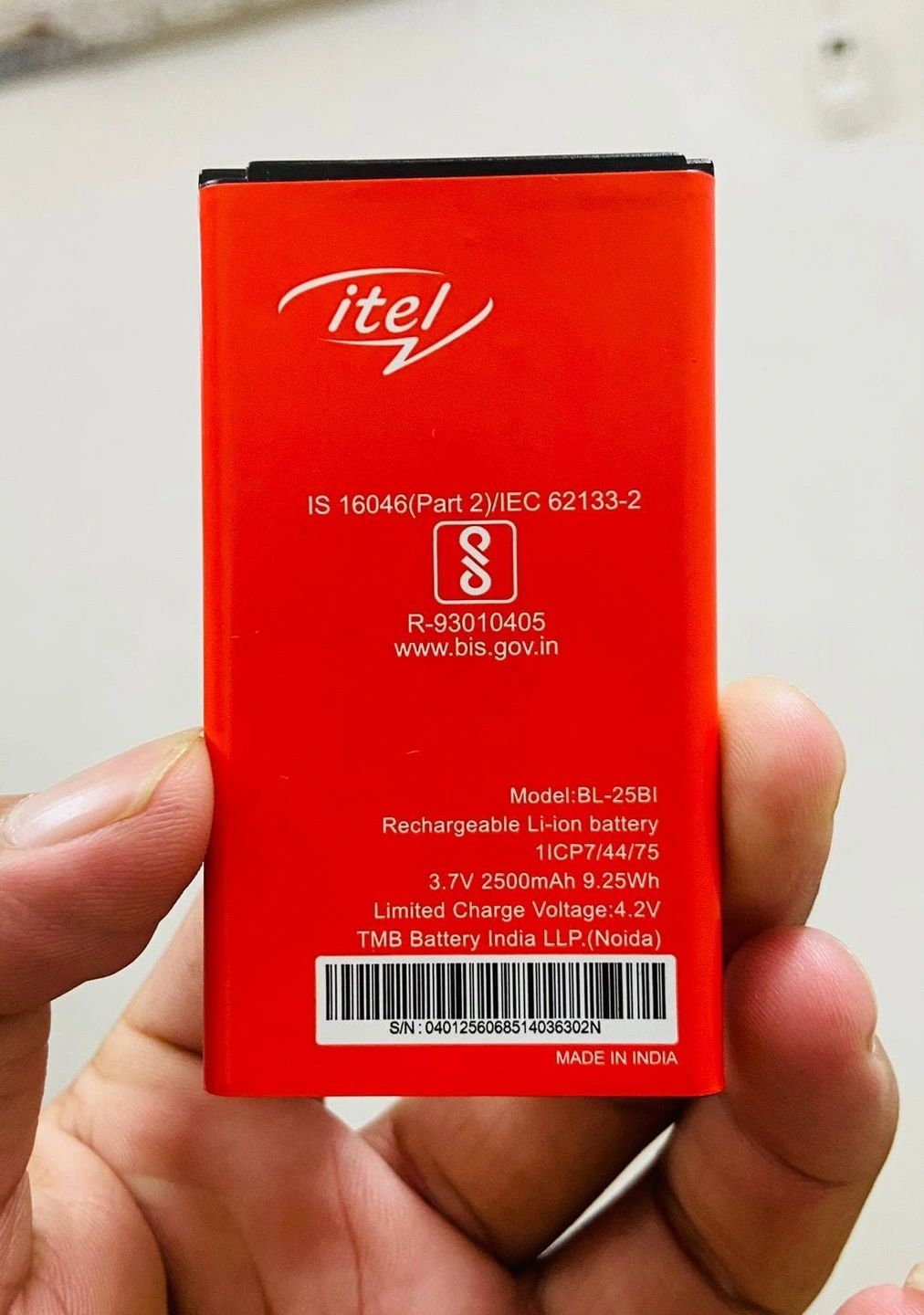 ITEL BL-25BI 2500mAh Battery 💯% Og Genuine Quality