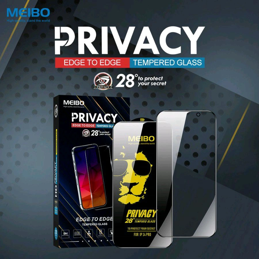 Privacy ESD Anti-Static Edge To Edge Temperd Glass (10 pcs box)