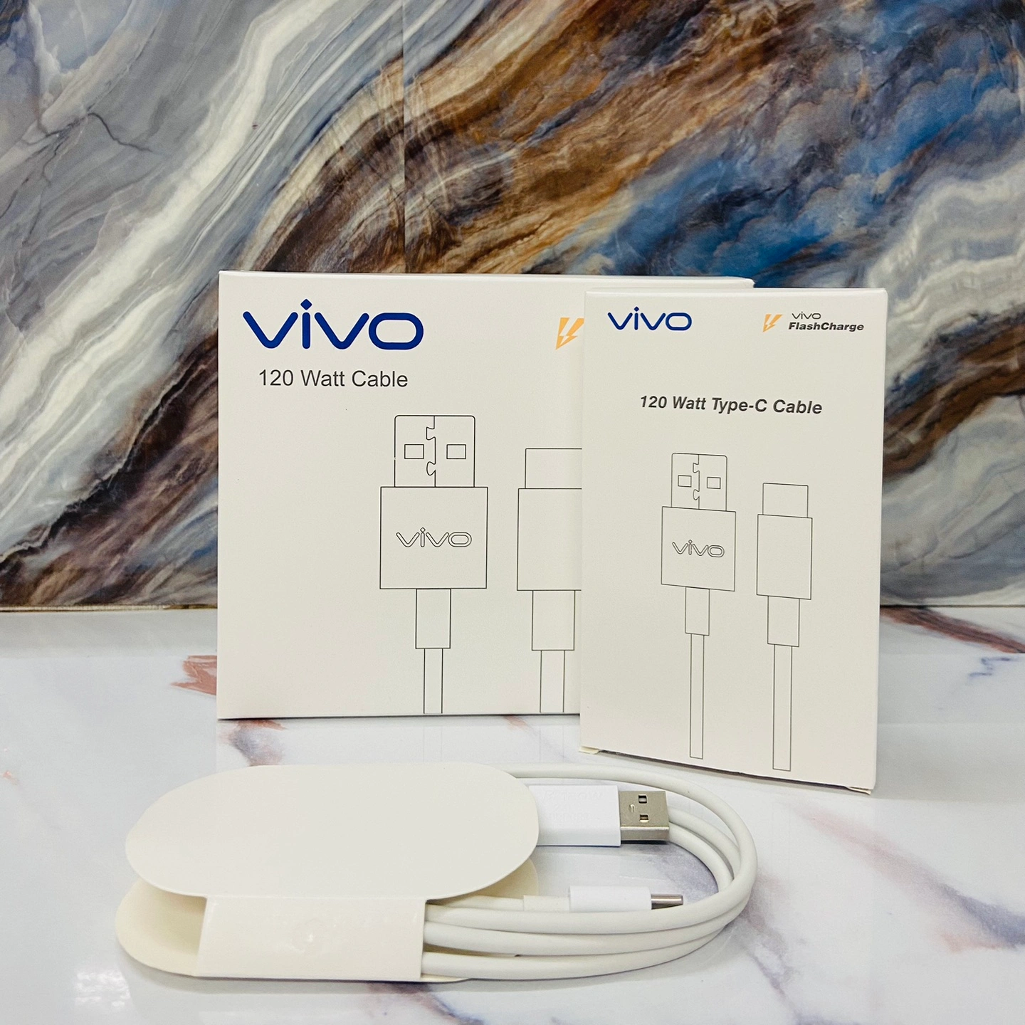 Vivo 120W flash Charger Cable 💯% Og