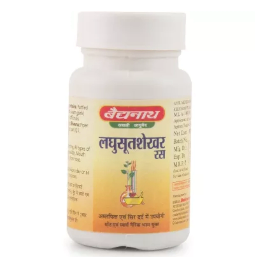 Baidyanath Laghu Sutshekhar Ras (50Tab)