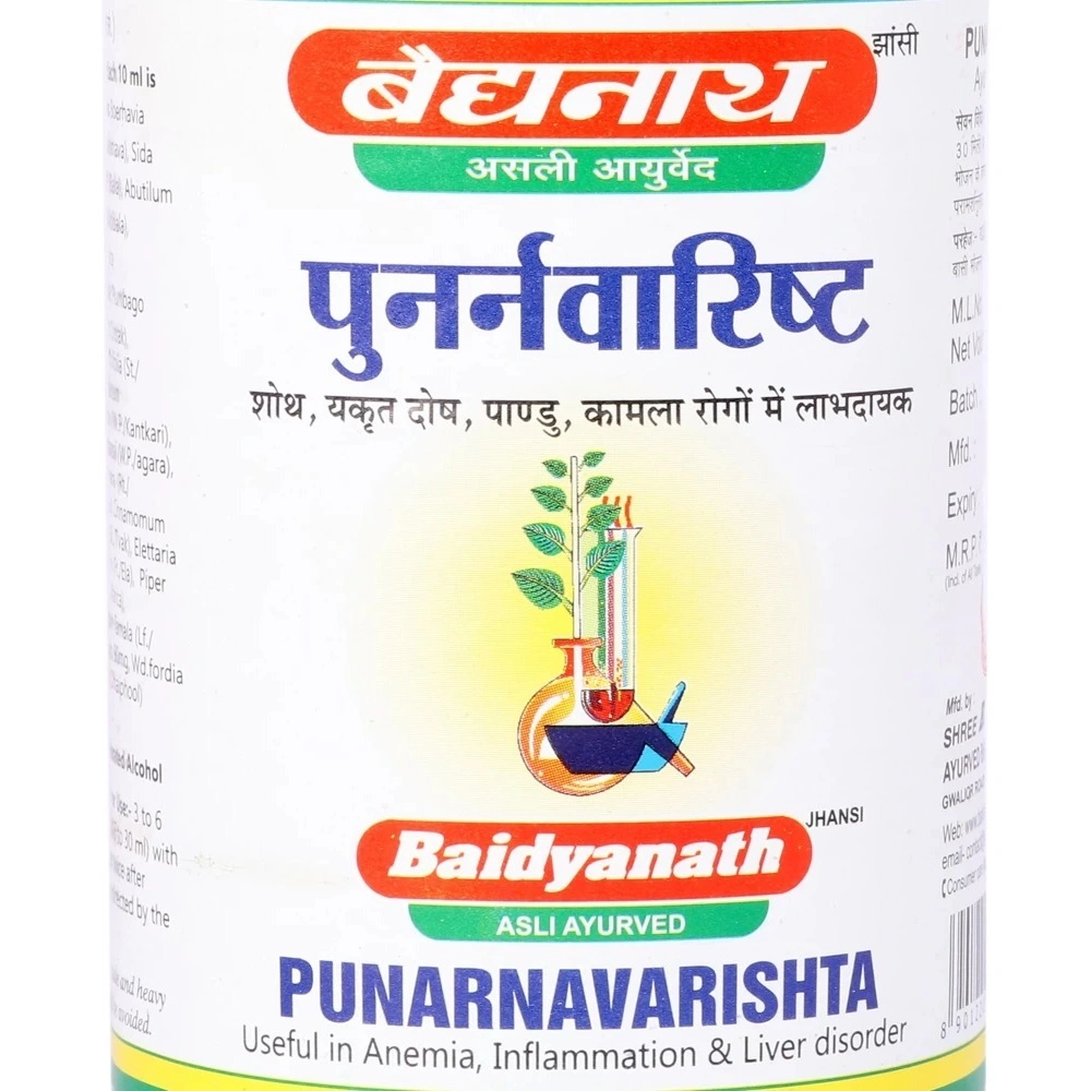 Baidyanath Punarnavarishta (450ml)