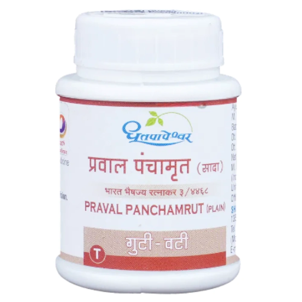 Dhootapapeshwar Praval Panchamrit (Plain) (25tab)