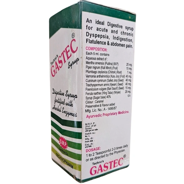 Tecno Gastec Syrup (100ml)