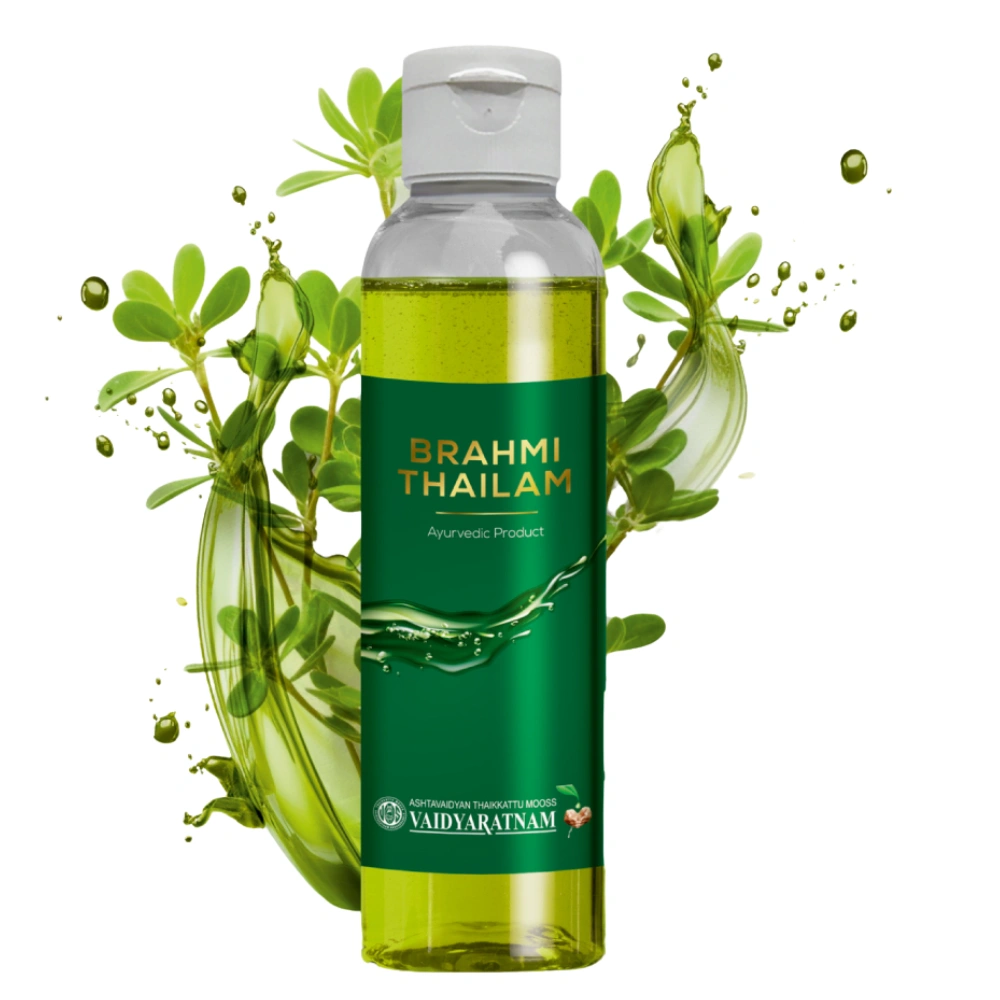 Vaidyaratnam Brahmi Thailam (200ml) - Ayush Pharmacy
