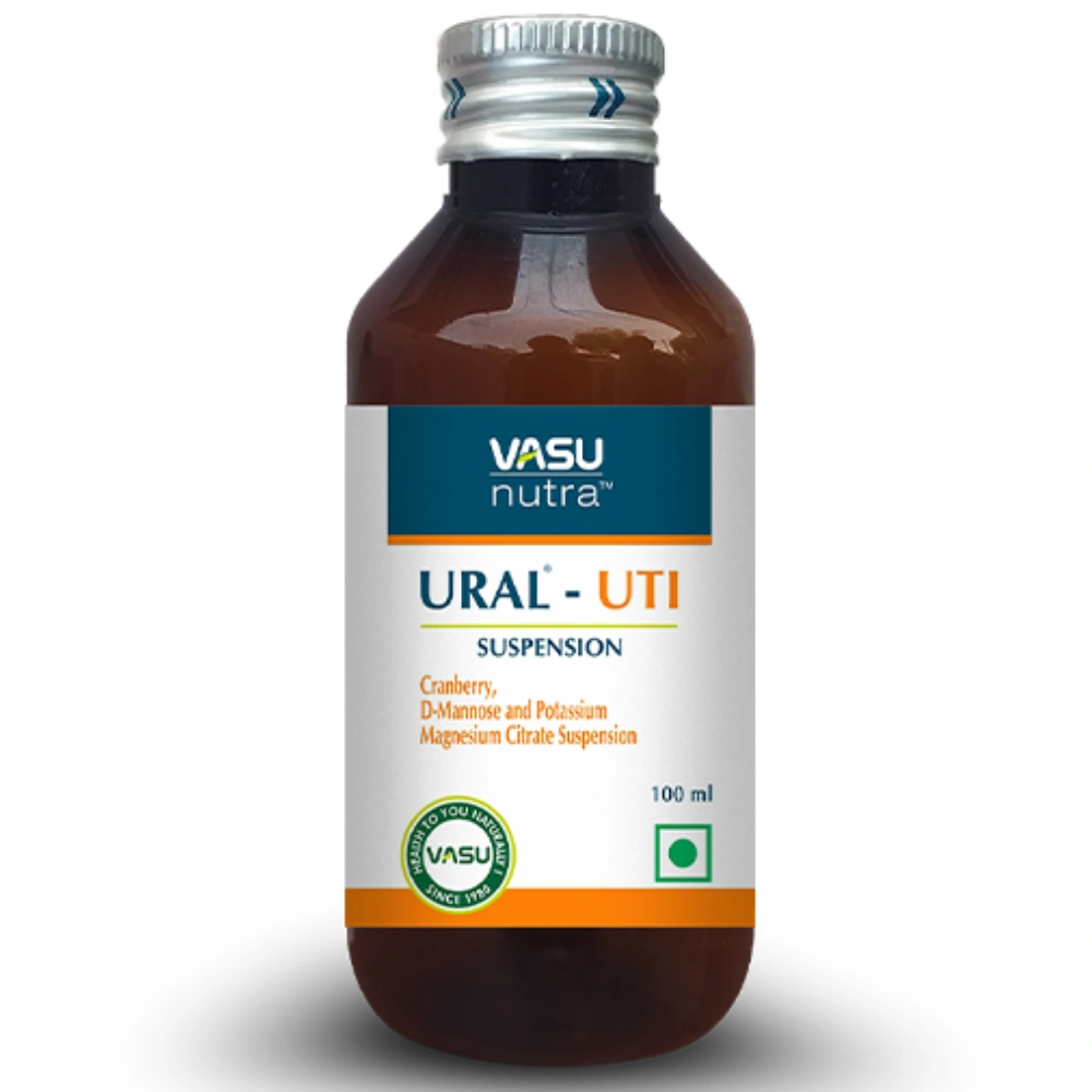Vasu URAL-UTI Suspension (100ml) - Effective Urinary Tract Support ...
