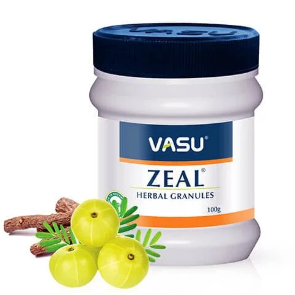 Vasu Zeal Herbal Granules (100gm) - Natural Respiratory Support | Ayush ...