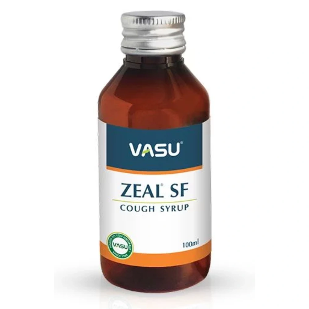 Vasu Zeal SF (Sugar Free) Syrup (100ml) - Effective Cough Relief ...
