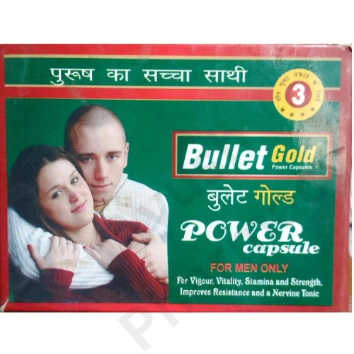 Bullet Gold Power Capsules for Men Only (10caps)