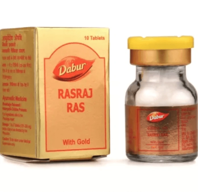 Dabur Rasraj Ras with Gold Tablet (10tab)