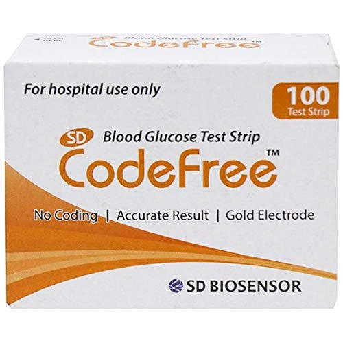 SD Biosensor Standard Codefree Blood Glucose Monitoring Test Strip (100 ...