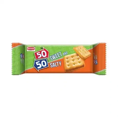 BRITANNIA 50-50 Classic Sweet and Salty Biscuit 76gm