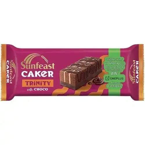 SUNFEAST CAKER TRINITY CHOCO 25 G