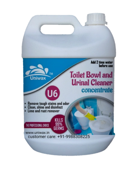 U6 Toilet Cleaner Concentrate – Cost-Effective 5L Makes 30L, Kills ...