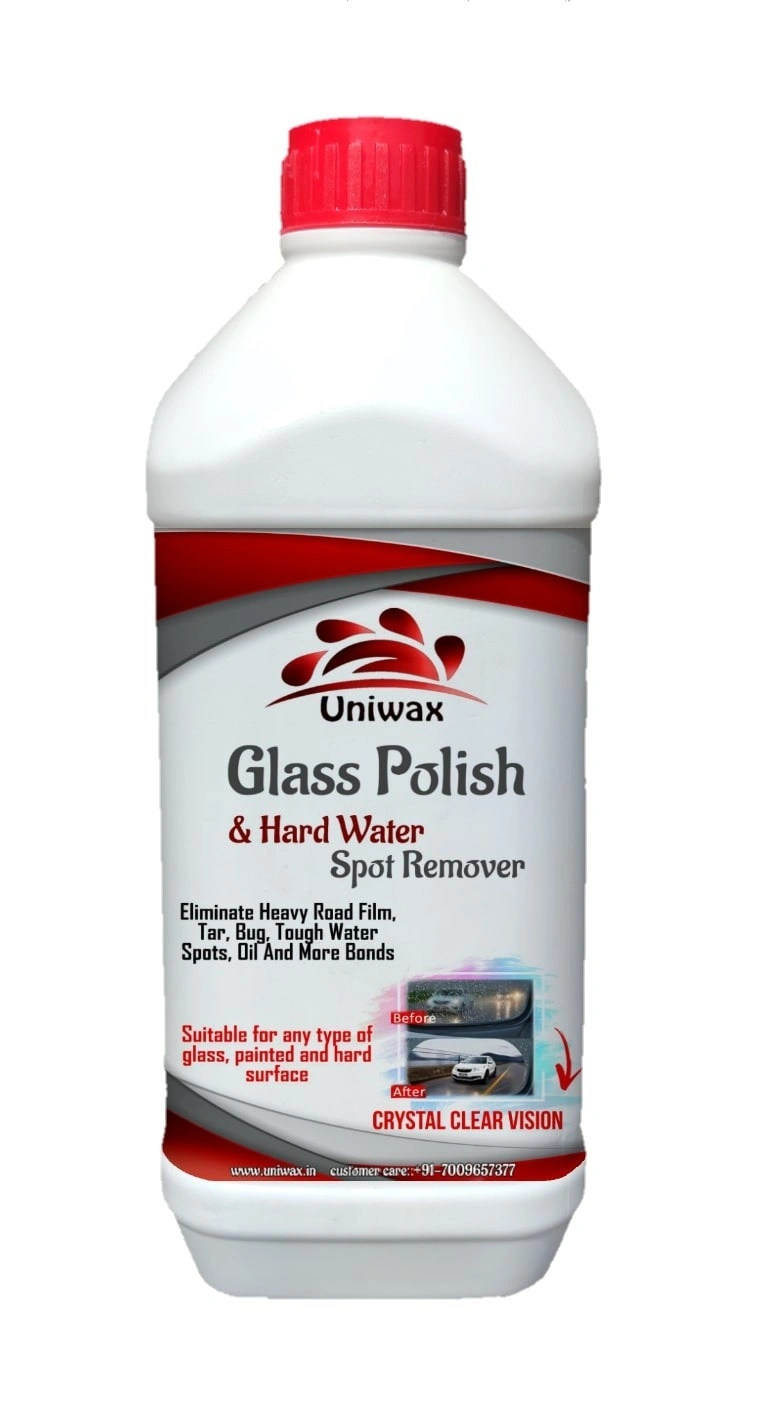 Uniwax Glass Polish – Hard Water Stain Remover & Glass Cleaner ...
