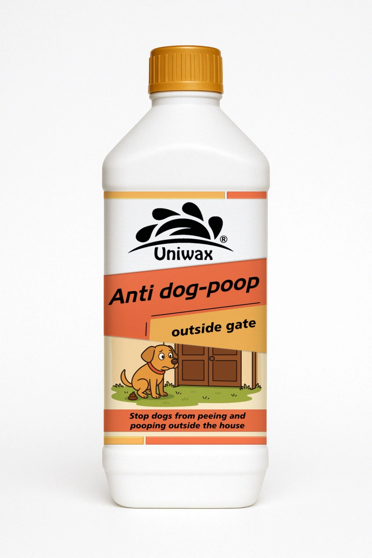 uniwax anti dog-poop / stop dogs from pooping or peeing outside gates ...
