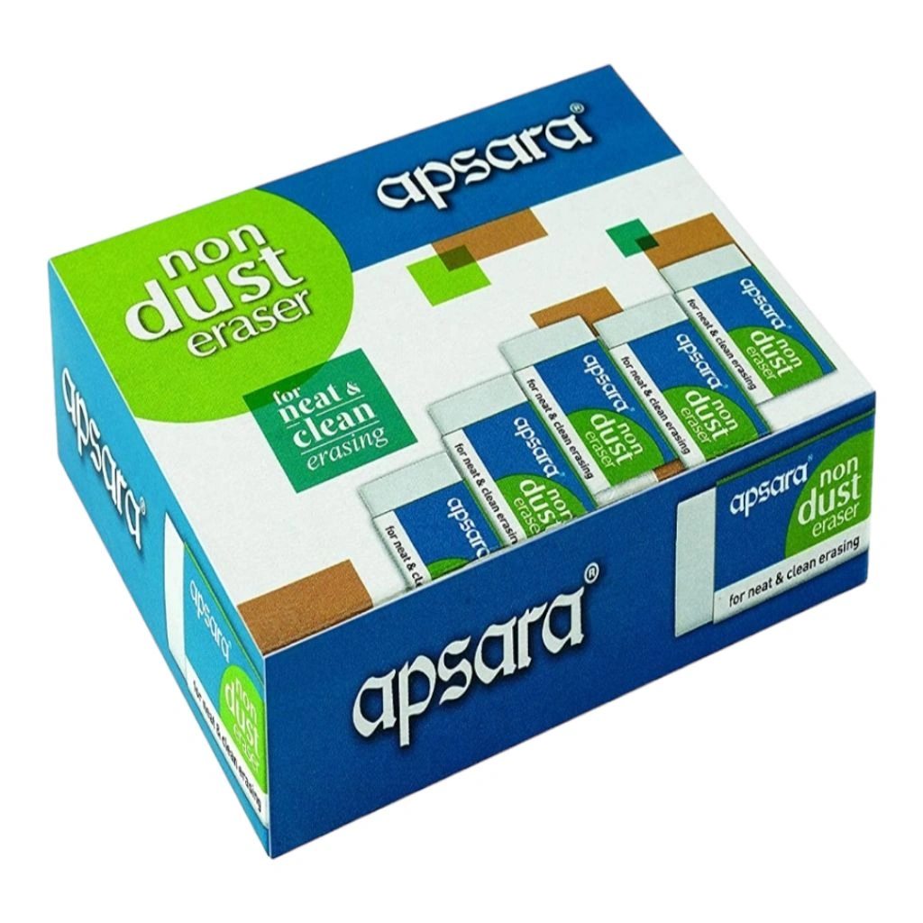 Apsara Non Dust Eraser (20 Pc Pkt)