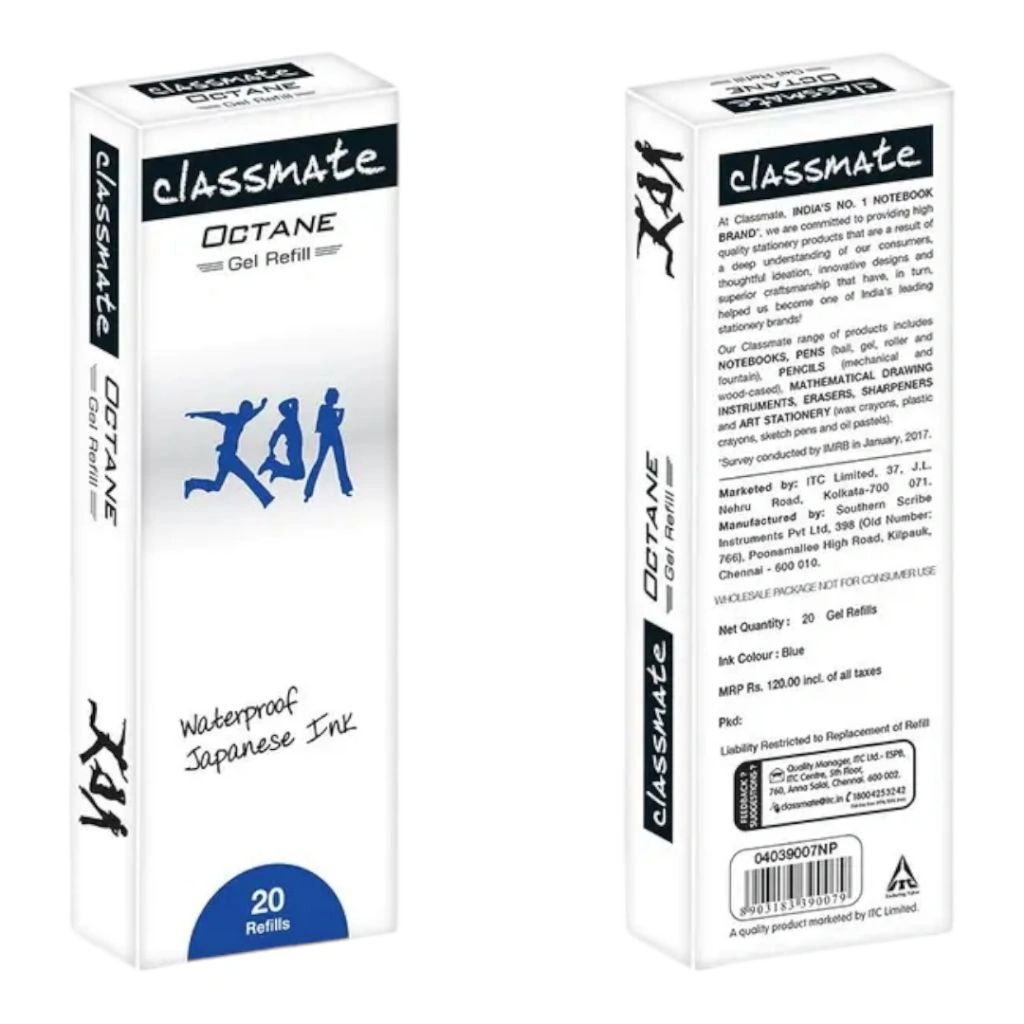 Classmate Octane Gel Pen Refill (20 Pc Refill)
