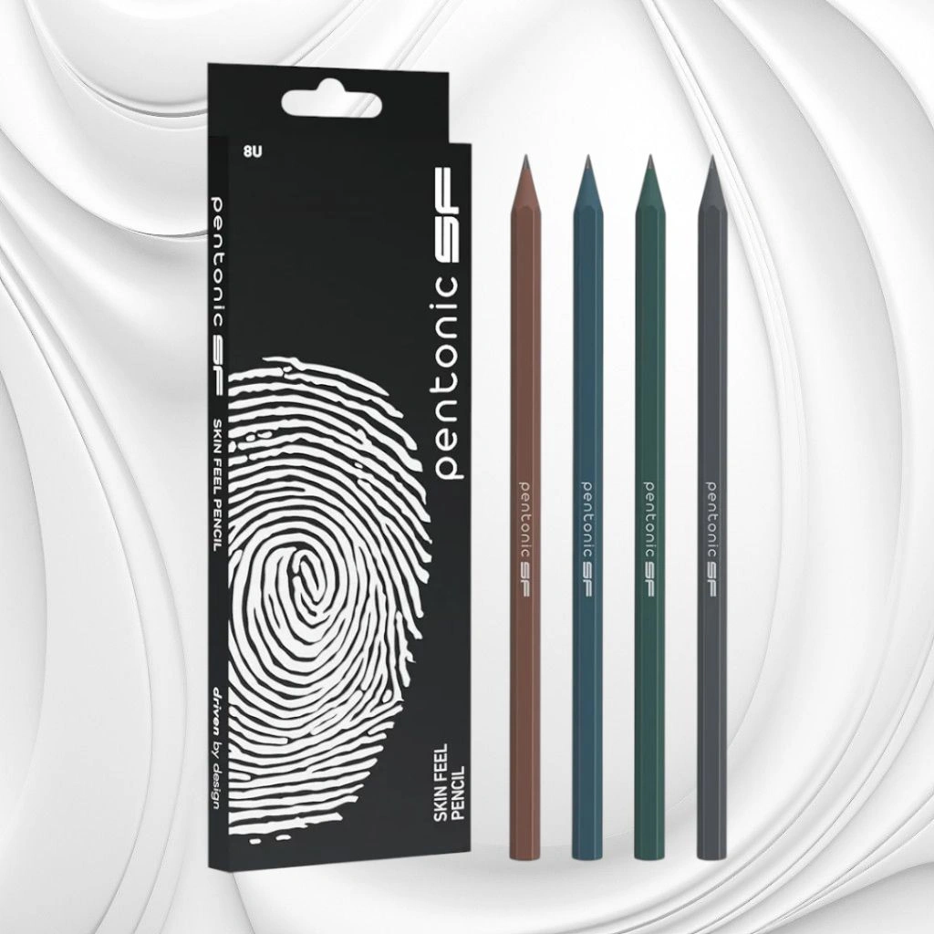 Pentonic SF Pencil Set Of 8 With 4 Pastel Shades