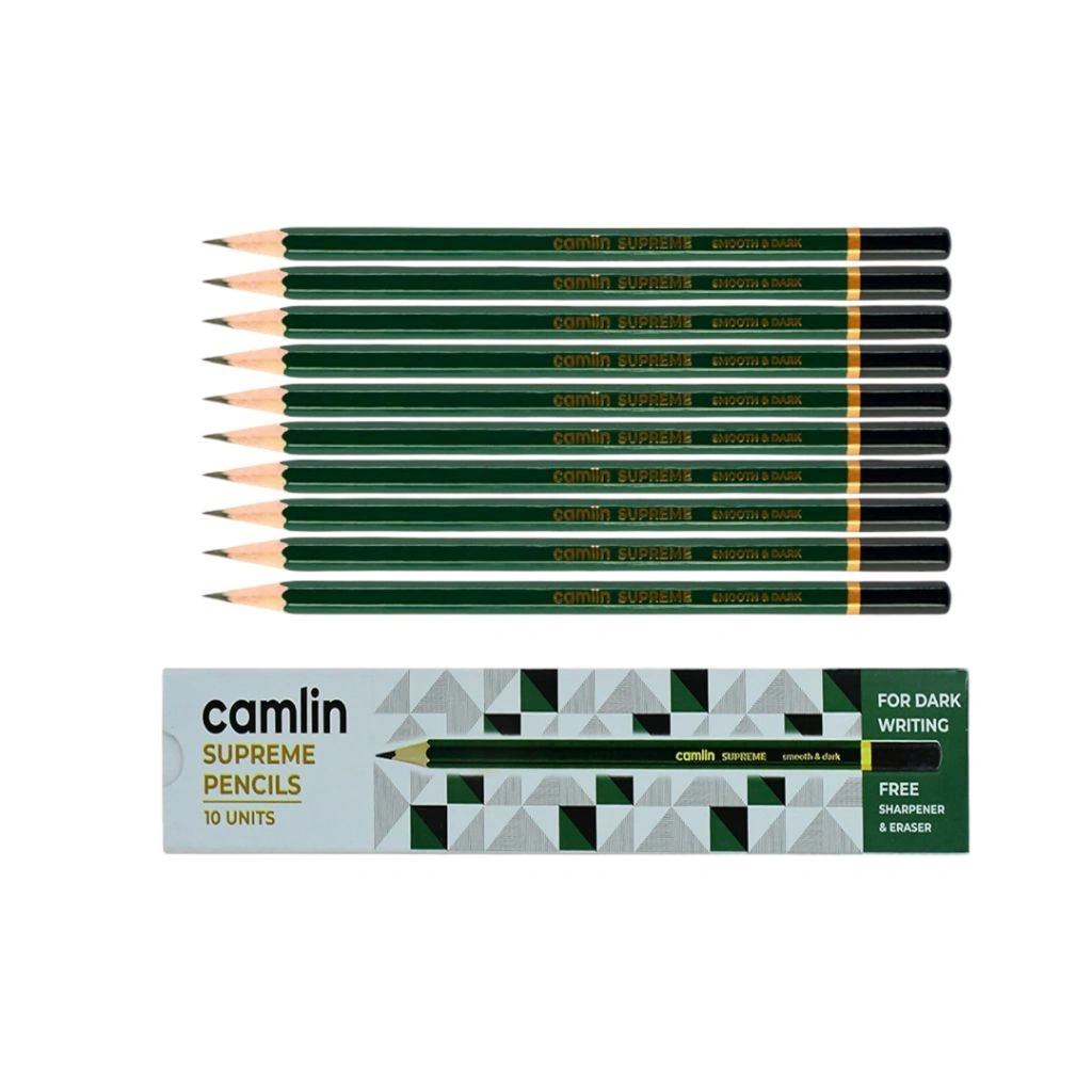 Camlin Supreme Pencil Set Of 10 Pencils