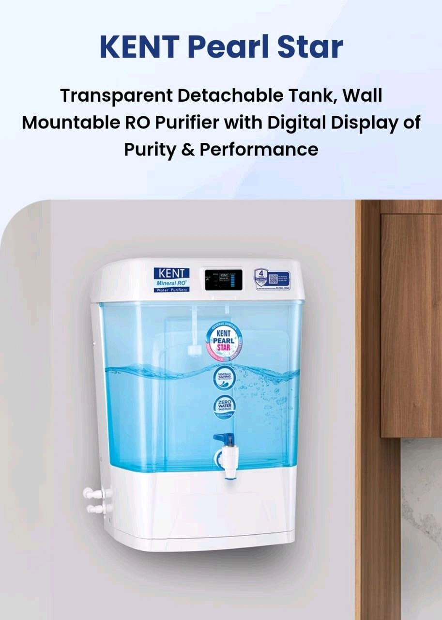 KENT PEARL STAR RO UV TDS WATER PURIFIER