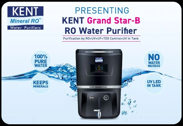 KENT Grand Star-B | KENT GRAND STAR RO UV TDS UF BLACK