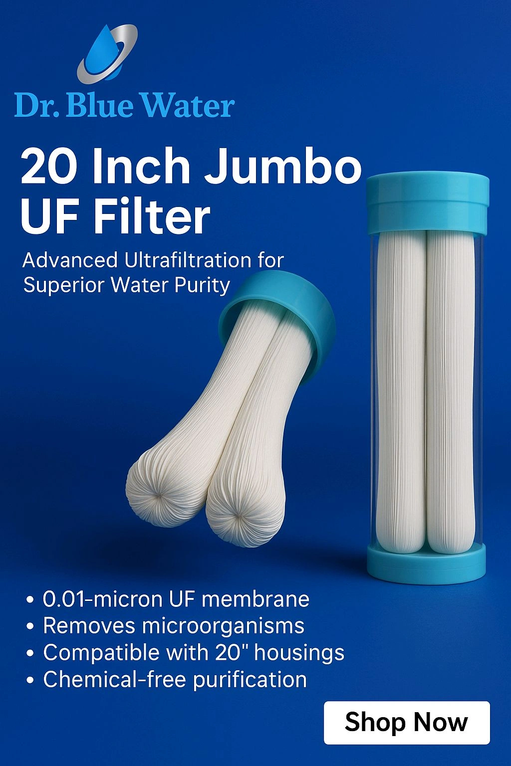 20 Inch Jumbo UF Filter – Advanced Ultrafiltration for Superior Water ...