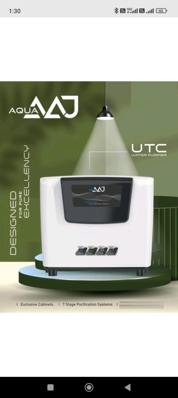 AQUA AAJ UTC WHITE RO UV TDS WATER PURIFIER | UNDER THE COUNTER WATER ...