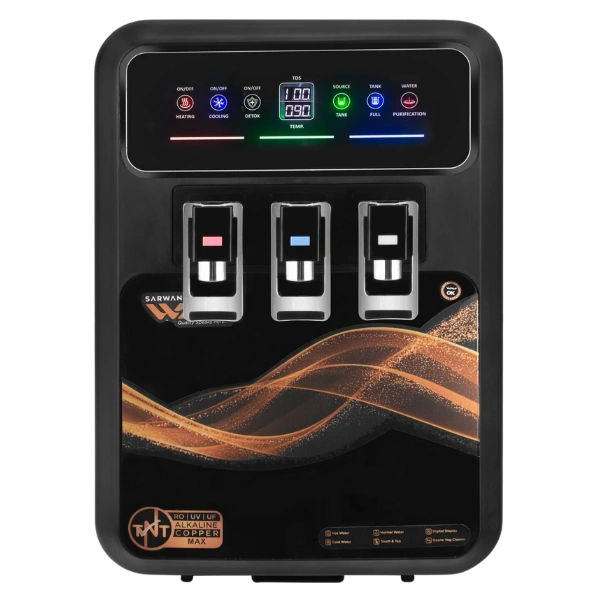 WAVE TNT MAX HOT COLD & OZONATOR | RO UV AUTO TDS | ALAKLINE