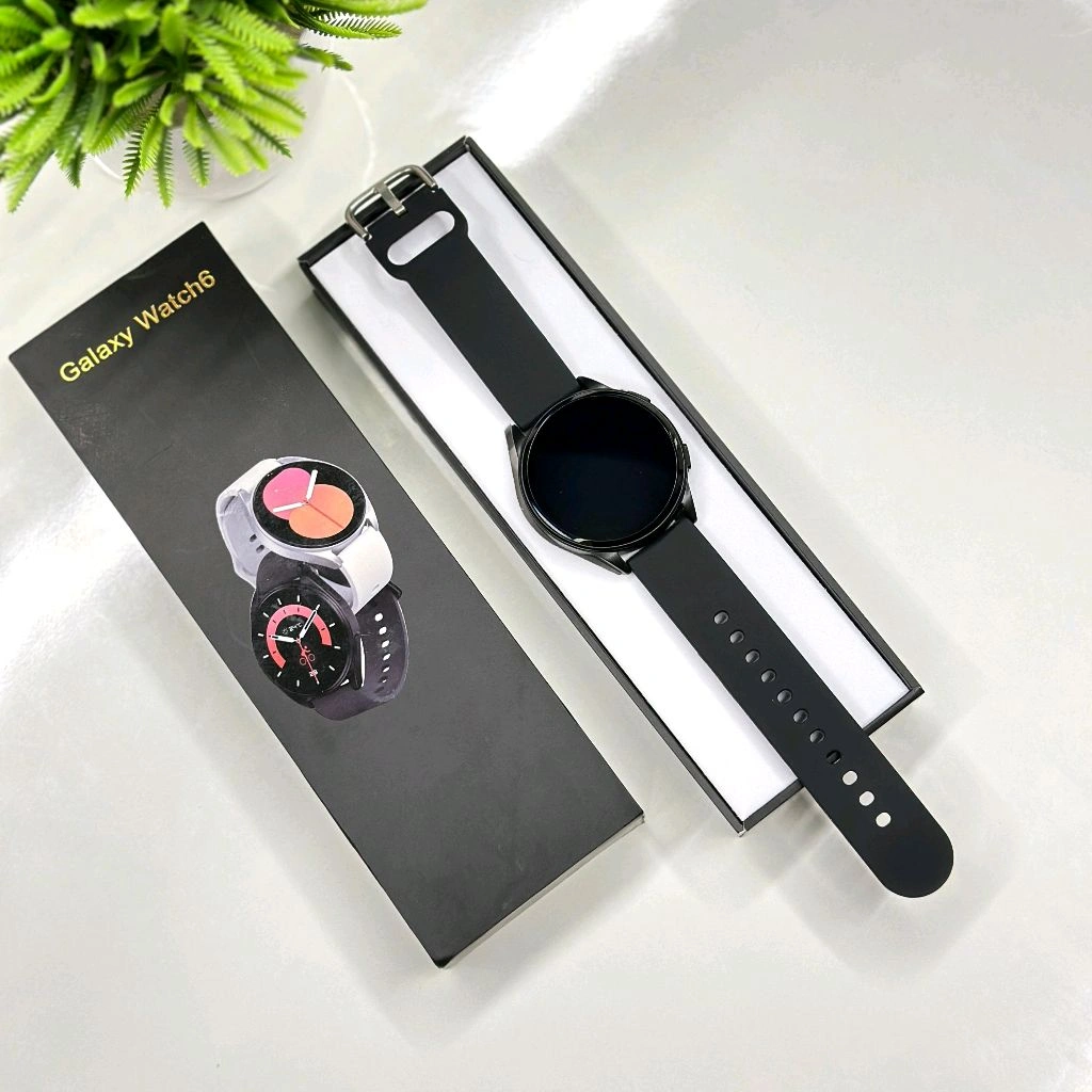 Premium Galaxy Watch 6 With Galaxy Watch Logo When Turn On/Off, Full HD ...