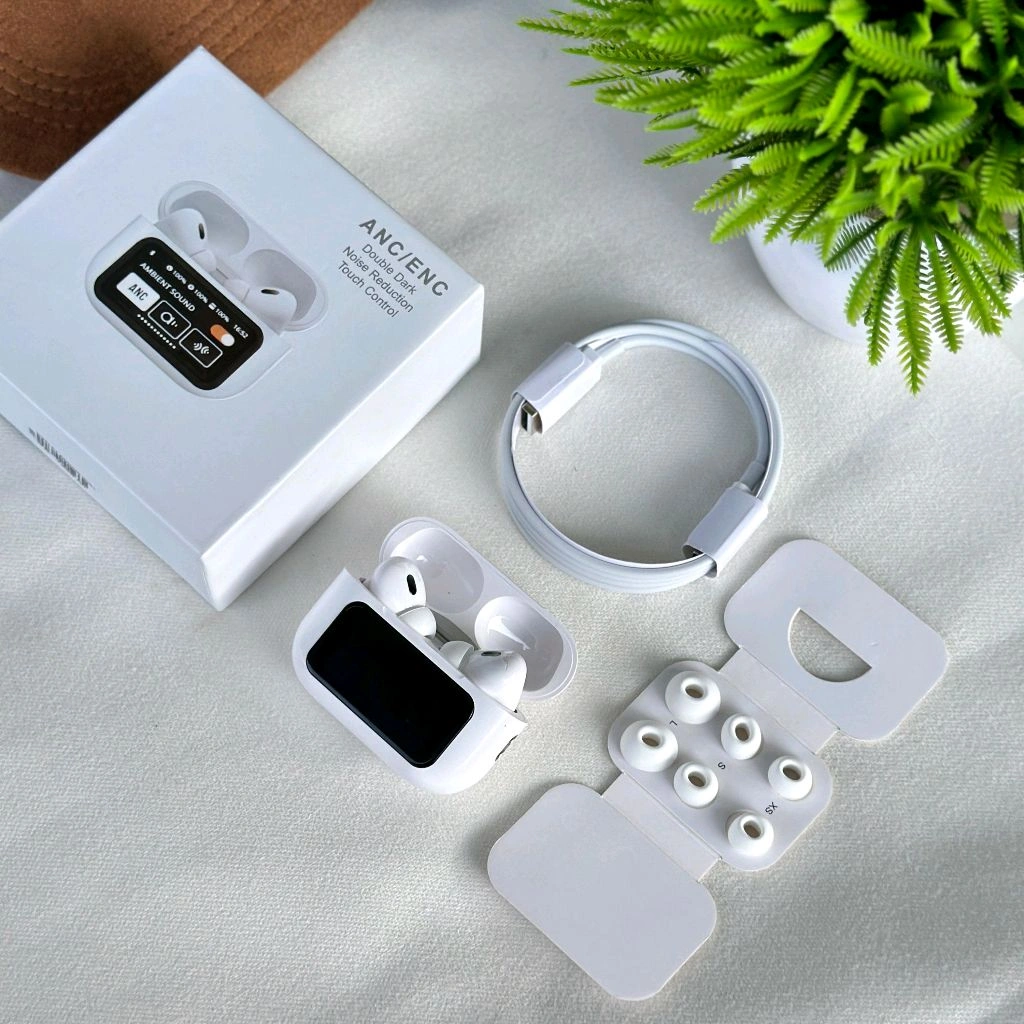 Air Pro 2 Plus With Display, Wallpaper, Timer, Brightness, Anc ...
