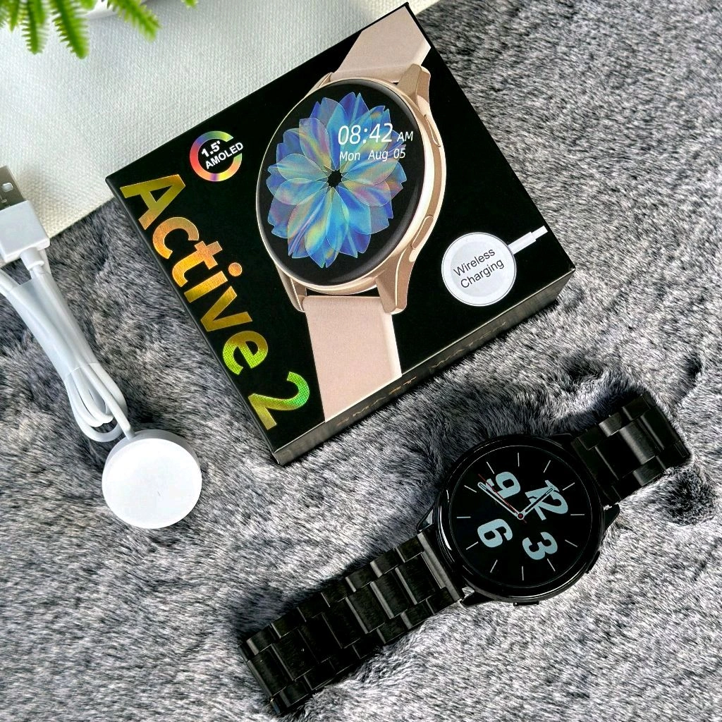 Active 2 2.5D Curve HD Amoled Display Smartwatch, Heart Sensor With ...