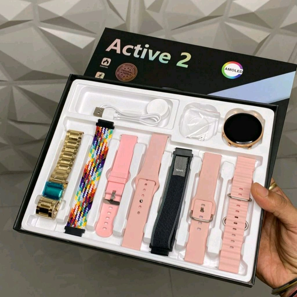 First Time In India, Active 2 Amoled Combo Set, 7 High Quality Straps, Wireless Charging Support